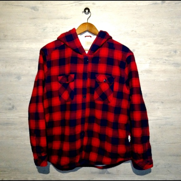 Boston Traders | Jackets & Coats | Boston Traders Sherpa Lined Flannel ...